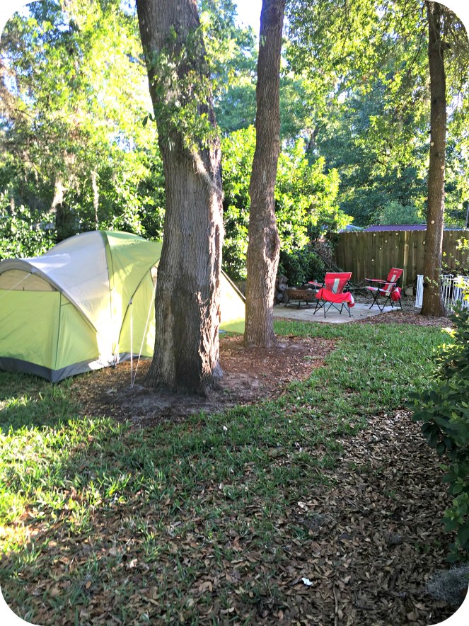 Camping in the Backyard – Cooped in the Kitchen