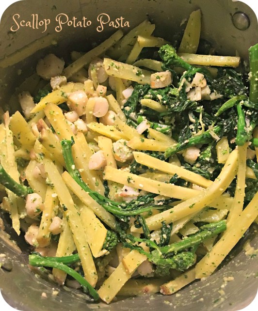 Scallop Potato Pasta – Cooped in the Kitchen